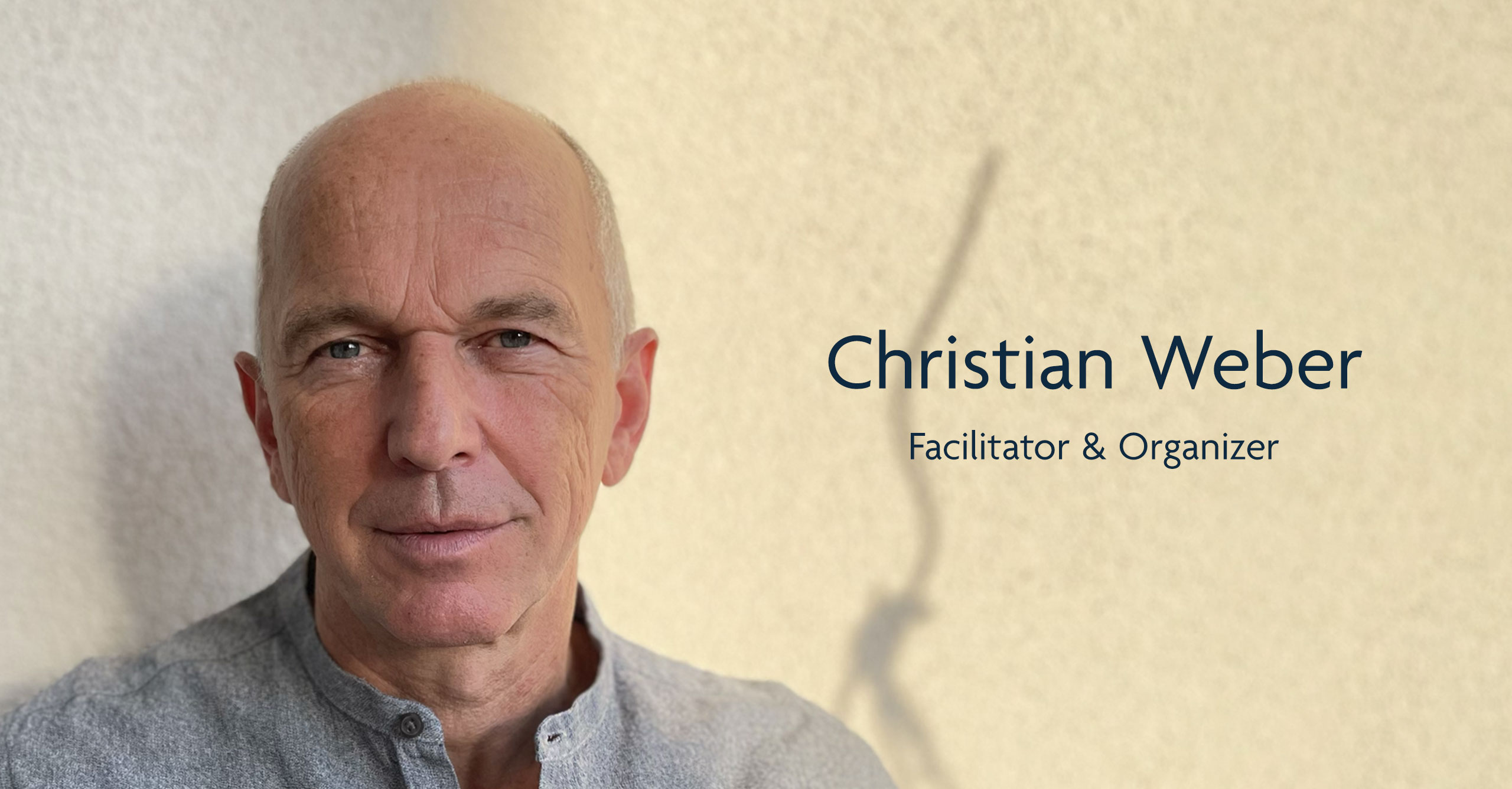 About me • Christian Weber • Seminars Holotropic Breathwork Vienna